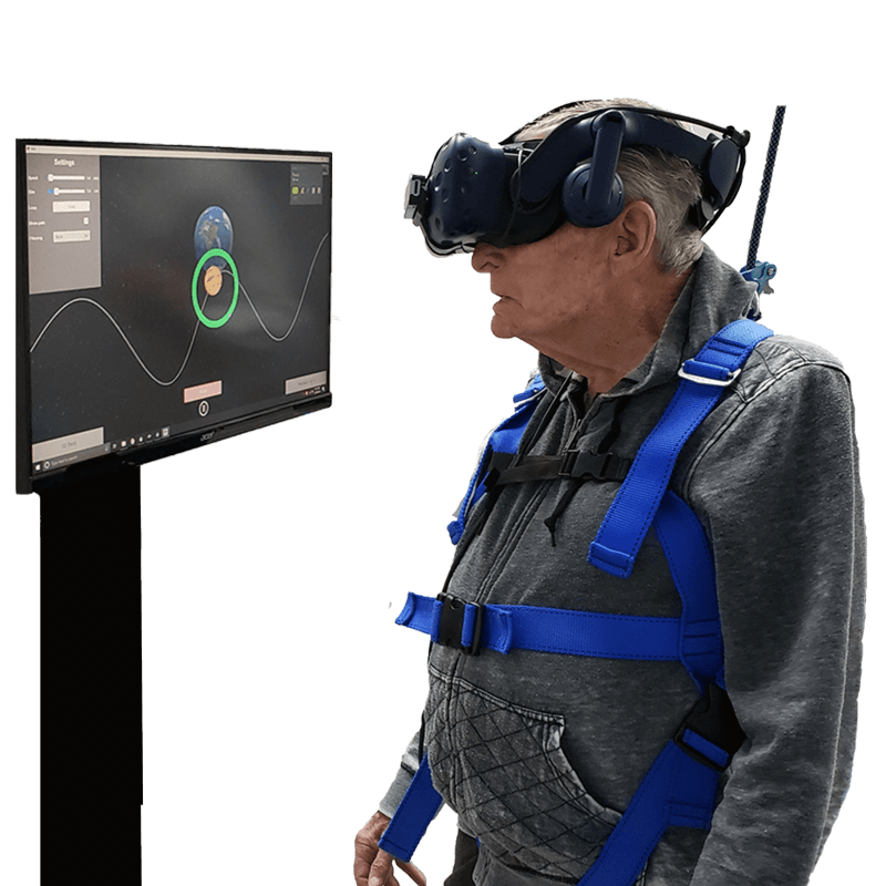 VR-glasögon för balansrehabilitering | Virtualis PhysioVR | Diatec Sweden