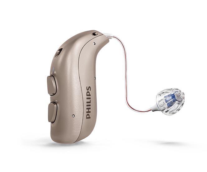 Philips HearLink rechargeable hearing aids miniRITE T R
