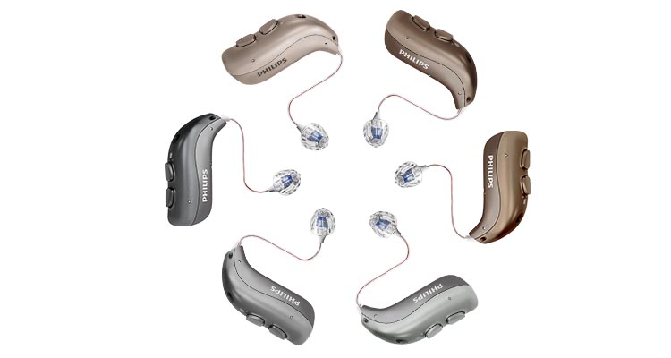 Philips HearLink rechargeable hearing aids miniRITE T R