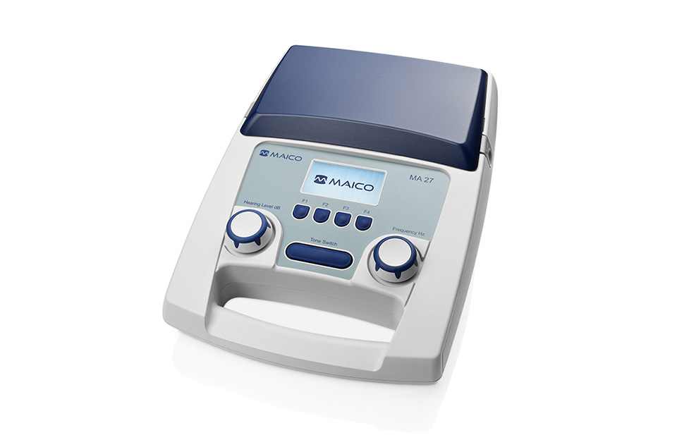 MA 27 portable Screening Audiometer with storage | MAICO Diagnostics